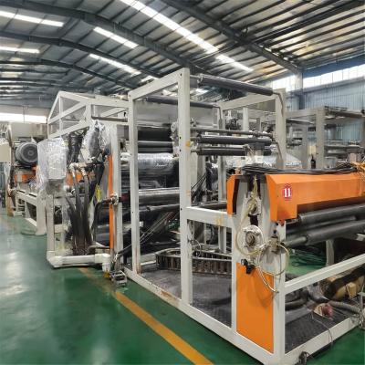 China Hocheffiziente Kunststoffextrudermaschine mit 380V-Stromversorgung und PLC-Steuerungssystem zu verkaufen