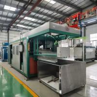 China 380V Automatic Plastic Vacuum Forming Machine 1220x710mm Forming Area for Cake Tray for sale