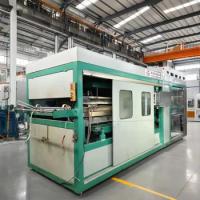China 380V Automatic Plastic Vacuum Forming Machine 1220x710mm Forming Area for Cake Tray for sale