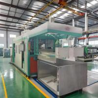 China 380V Automatic Plastic Vacuum Forming Machine 1220x710mm Forming Area for Cake Tray for sale