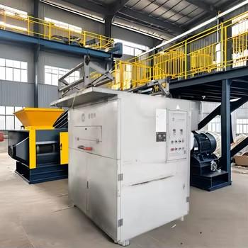 China Sistema de control de botones Máquina de trituración de plástico de acero inoxidable para triturar y reciclar en venta
