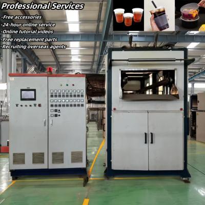 China Máquina de fabricación de vidrio de plástico totalmente automática en venta