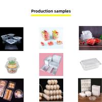 China Automatic Disposable Lunch Box Thermoforming Machine 710x520mm 380V for sale