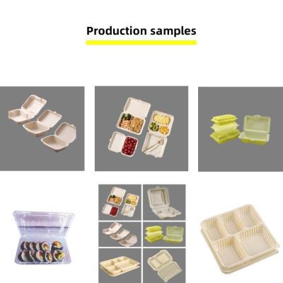 China Automatic Plastic Vacuum Forming Machines Coffee Cup Lid Making Machine for sale