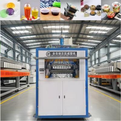 China Used High-Speed Automatic Cup Thermoforming Machine 15KW Heating For PP/PS/PET/HIPS for sale
