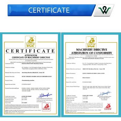 China PLC Controlled Plastic Thermoforming Machine for Disposable Cups for sale