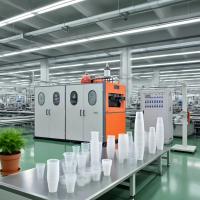 China PLC Controlled Disposable Plastic Cup Making Machine for sale