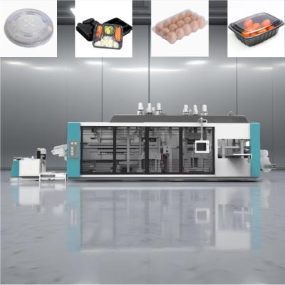 China Fully Automated Plastic Thermoforming Machine for Food Containers for sale
