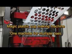 plastic thermoforming machine plastic cup making machine