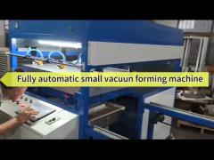 Máquina de moldeado al vacío de plástico pequeño totalmente automática