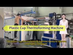 Máquina de termoformado de copas de plástico totalmente automática