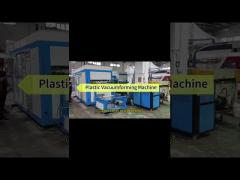 Volautomatische kunststof vacuümvormmachine voor het maken van plastic lunchboxen