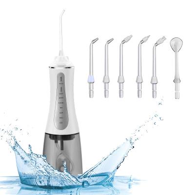 Cina acqua elettrica orale senza cordone ricaricabile Flosser, acqua Flosser dentario di Irrigator del pulitore impermeabile orale del dente 350ml in vendita