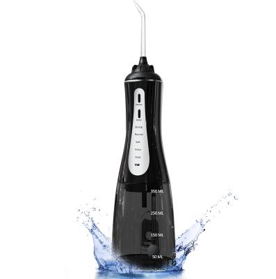 中国 350ml容量のコードレス水Flosserの電気再充電可能なポータブル口頭Irrigator 販売のため