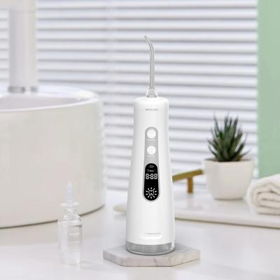Cina Oral Irrigator Dental Care 350ml Tank LED Display Rechargeable USB Portable Water Flosser in vendita