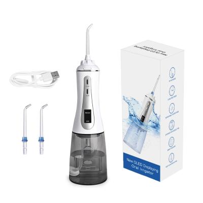 China RoHS 150PSI Cordless Water Flosser Battery Powered Leakproof With LED Display Te koop