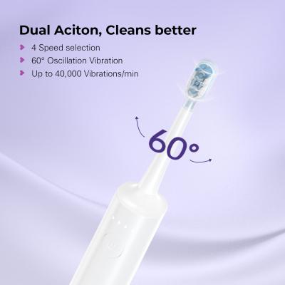 China 2 IN 1 Long-Lasting Electric Toothbrush For clean teeth can Use 20 days for sale