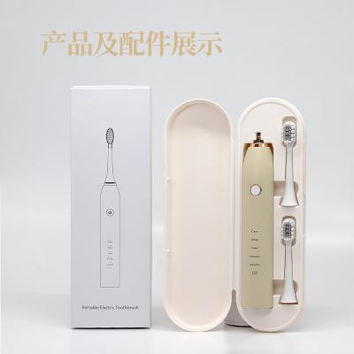 China Antibacteriële USB elektrische sonische tandenborstel met timer voor volwassenen draagbaar Te koop