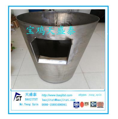 China Titanium barrels titanium crucible pure titanium crucible titanium alloy crucible for sale