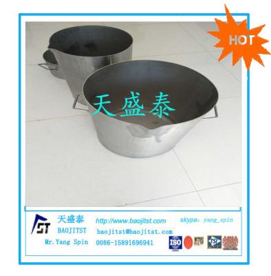 China Titanium barrels titanium crucible pure titanium crucible titanium alloy crucible for sale