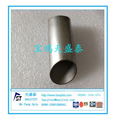 China titanium tube for uses for the heat interchanger 's  titanium pipe for condenser for sale