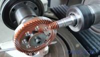 Quality Hypoid Transmission Gear Low Wear Spiral Ring Steel Small Module Gear for sale