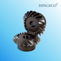 China High-Precision Spiral Bevel Gear with ISO 4-6 Grade Accuracy and Carburization and Quenching for Right-Angle Transmission for sale