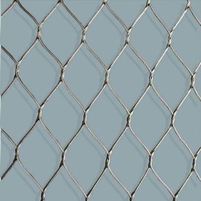 China 7*19 X-Tend Inox Ferrule Wire Rope Mesh For Zoo Animal Enclosure Fence for sale