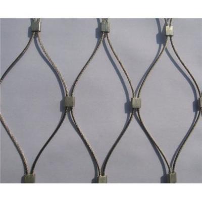 China Stainless Steel Cable Webnet For Balustrade Mesh/ Diamond Mesh Fence for sale