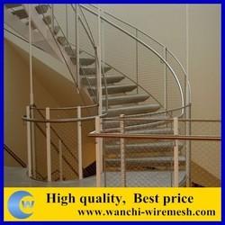 China High Tensile Stainless Steel X-Tend Wire Ferrule Rope Mesh For Staircase for sale