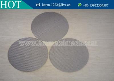 China Steel Wire Mesh Filter Discs for sale