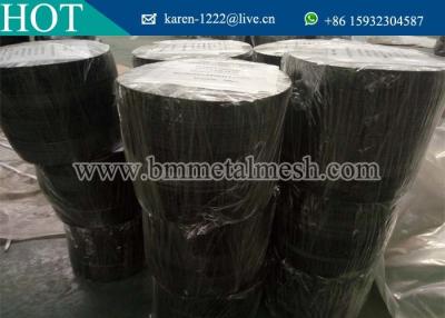 China 80 Mesh Plastic Extruder Black Wire Mesh Filter for sale