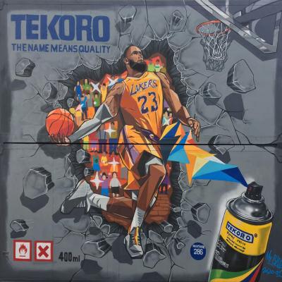 China Fading Resistant Graffiti Spray Paint with 2000 Customized Colors in 400ml Volume and 3 Years Validity for sale