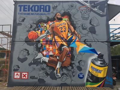 China Non-Toxic Graffiti Spray Paint with 400ml Volume and 12PCS/CTN Package for Versatile Use for sale