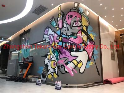 China Artist-Grade Graffiti Spray Paint with Waterbased Technology and Low Odor Formulation for Versatile Use for sale