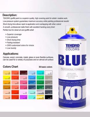China Chrome Effect Auto Graffiti Spray Paint with Low Odor Formulation for Versatile Substrate Use for sale