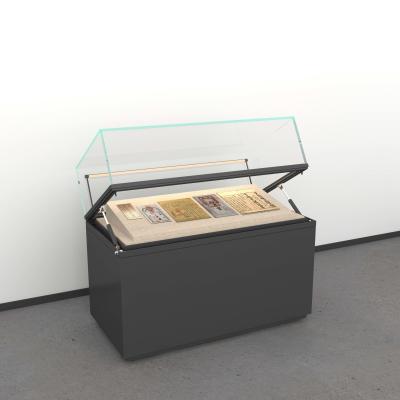 China Humidity Control Counter Display Cabinet Custom Museum Display Cabinet for sale