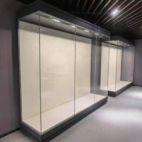 Quality Custom Large Against The Wall Display Cabinet Museum Display Cabinet for sale