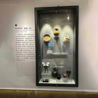 Quality Integrated Wall Display Cabinet Space Saving Wall Mounted Glass Display Case for sale