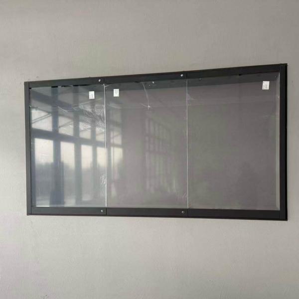 Quality Lager Wall Integrated Display Cabinet Built-in Wall Niche Glass Display Case for sale