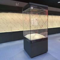 Quality Movable Museum Style Display Case Exquisite Antiques Display Cases For for sale
