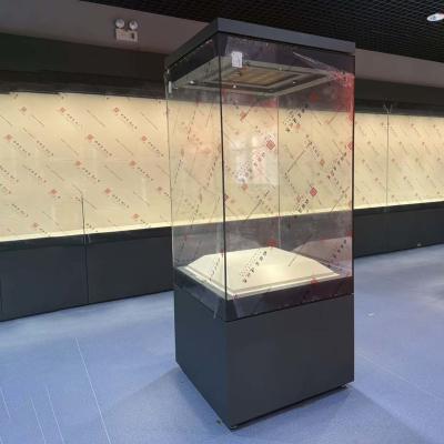 China Movable Museum Style Display Case Exquisite Antiques Display Cases For Exhibition for sale