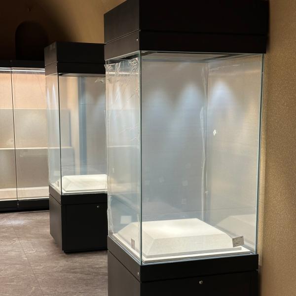 Quality Powder Coating Museum Display Cases OEM ODM Exhibit Display Cases for sale