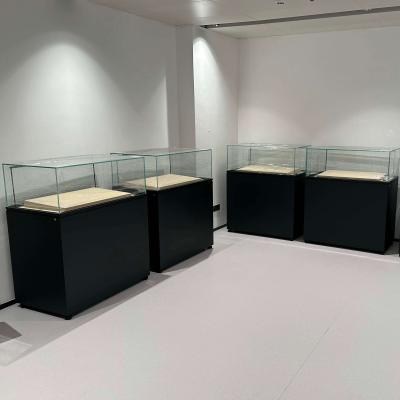 China Micro Environment Controlled Glass Display Showcase Free Move For Museum for sale