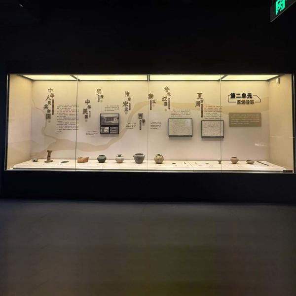 Quality 150x230x75cm Large Wall Display Cases Wall Unit Display Case Versatile With LED Lighting for sale