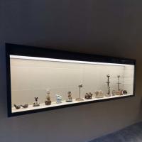 Quality Niche Glass Cabinet With Space Saving Design Wall Integrated Display Case for sale