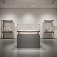 China Museum Display Case, Counter Case, Five-sided Transparency, 360°, Optional Climate, Letters for sale
