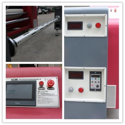 Cina Rotolo automatico completo per rotolare stampaggio di tessuti della macchina della stampa di calore con la macchina di codifica in vendita