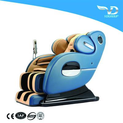 China 2018 new 3D airbag zero gravity S L shape massage chair for sale