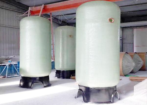 Quality High Vacuum Resistance FRP Pressure Vessel Tank Top Opening For Water Treatment for sale
